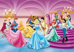 Dětská fototapeta na zed' Princezny a Princové, Disney | 255 x 180 cm | DFTDs 1928