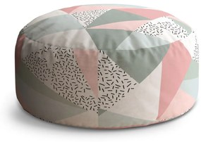 Sablio Taburet Circle Obrazce v něžných barvách: 38x48 cm