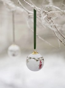 KÄHLER Porcelánová vánoční baňka Hammershøi Christmas 2021, multi barva, porcelán