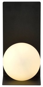 Nástěnné světlo Form 5, 15 cm x 30 cm, černá/opál