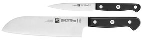 Zwilling Gourmet sada 2 nožů, Santoku nůž 18 cm a špikovací nůž 10 cm, 36130-002