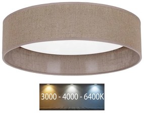 Brilagi - LED Stropní svítidlo VELVET LED/24W/230V 3000/4000/6400K hnědá