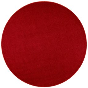 Hanse Home Collection koberce Kusový koberec Nasty 101151 Rot kruh Rozměry koberců: 200x200 (průměr) kruh