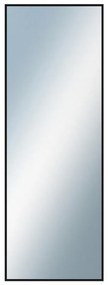 DANTIK - Zarámované zrcadlo - rozměr s rámem cca 50x140 cm z lišty Hliník černá lesklá |P269-016 (7269016)