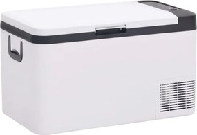 vidaXL Chladicí box s rukojetí černý a bílý 25 l PP a PE [51780]