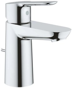 Grohe BauEdge - Umyvadlová baterie, s výpustí, chrom 23802000