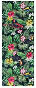Zelený koberec běhoun 52x200 cm Sprinty Tropical – Universal