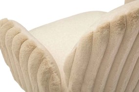 Designová jídelní židle Dargiana krémová