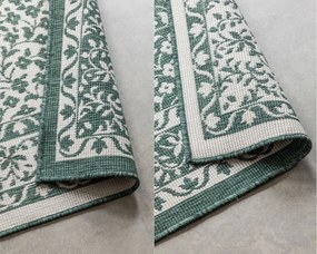 ELLE Decoration, Kusový koberec Gemini 106025 Green z kolekce Elle – na ven i na doma, 80x150, zelená, chodba / předsíň