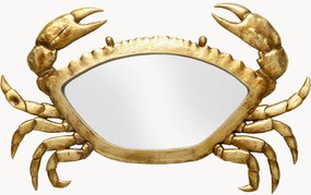 Ručně vyrobená nástěnná dekorace se zrcadlovým povrchem Crab