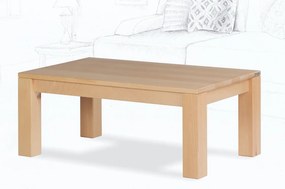 Wooded Konferenční stolek Chicago Standard z masivu BUK Výška stolku: 53 cm