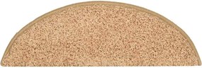 Schodové rohože 15 ks 56 x 17 x 3 cm zlaté půlkulaté 322378