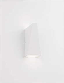 NV 9202261 Venkovní nástěnné svítidlo MILEY bílý hliník a sklo LED 7W 3000K 200-240V IP54 světlo nahoru a dolů - NOVA LUCE