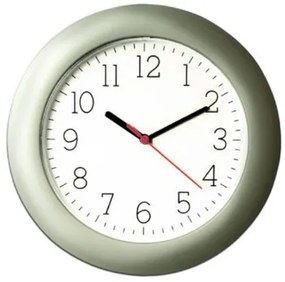 GREEN E nástěnné hodiny 25 cm stříbrné