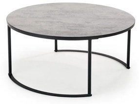 Konferenční stolek Macao, šedá / černá