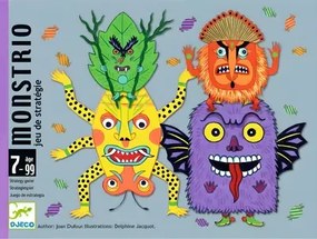 DJECO Karetní hra Monstrio / Halloweenská hra / 72 karet