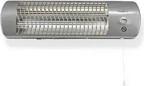 Nedis Koupelnové ohřívače šedá / 1200 W / 2 Tepelné Režimy / X4