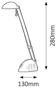 Rabalux RONALD LED stolní lampa 4334