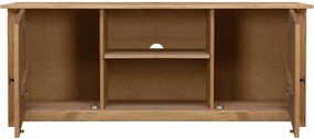 TV skříňka 120 x 40 x 50 cm masivní borovice řada Panama 282670