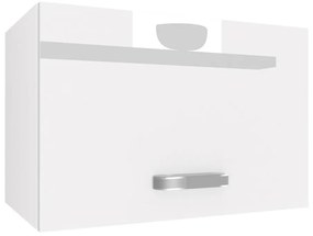 Kuchyňská skříňka Belini nad digestoř 60 cm bílý lesk  INF SGP60/3/WT/W/0/F