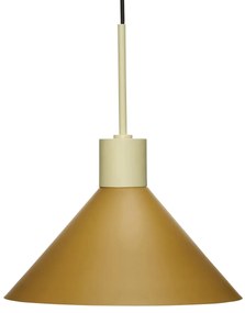 Hübsch Závěsná lampa Crayon Amber, žlutá barva, kov, plast