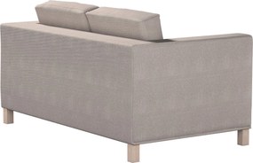 Potah na pohovku IKEA  Karlanda 2-místná, krátký barva béžová látka pletený vzor