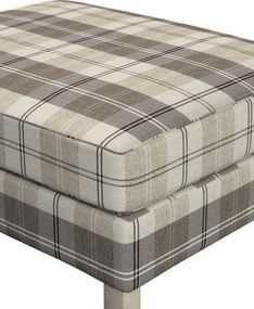 Potah na podnožku IKEA Karlstad barva béžová látka pletený vzor, vzorované
