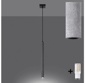 Brilagi Brilagi - LED Lustr na lanku DRIFA 1xG9/4W/230V beton BG0621