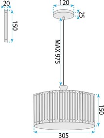 Toolight Rea, Lustr APP1651-6CP, OSW-01227