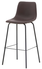 Barová židle Alexi, 2ks, hnědá, 48x47x103