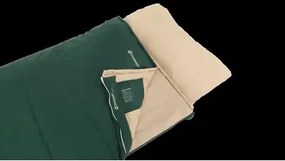 Outwell Contour Prime zelená, pravý zip / Spací pytel