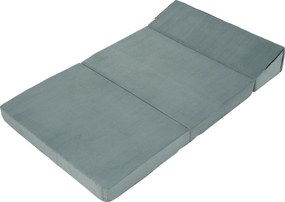 Skládací matrace/křeslo, 2v1, mentolová, VEDIS