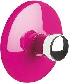 Spirella BOWL samolepící háček růžový / ABS / průměr 50 mm