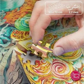 CHERRY PAZZI Puzzle Papírová ryba / 1000 dílků