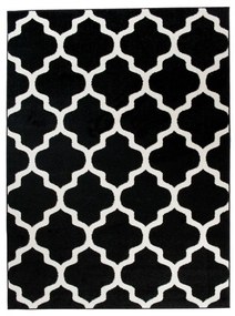 Kusový koberec Berda černý 160x220cm
