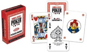 Poker karty WSOP regular index červené