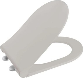 Sapho Brilla - WC sedátko, Slim, SoftClose, matná béžová 100787-114