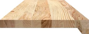 Nášlapy na schody 8 ks neošetřené 80x30x2 cm masivní dub 3282912