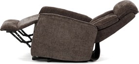 Autronic Polohovací křeslo s elektrickým ovládání TV-H9727 Barva potahu: Hnědá