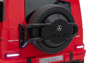 Elektrické autíčko Mercedes Benz G63 AMG XXL červené