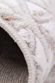Koberec BUTIK 336 krémový / hnědý