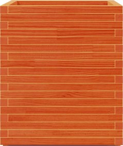 Zahradní truhlík voskově hnědý 60x60x72,5 cm masivní borovice 3282581