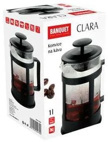 Banquet Konvice na kávu nebo čaj se sítkem CLARA 1 l pro tzv. French press