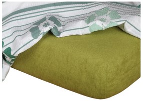 Prostěradlo froté 160x200 Domestav A151-160 Barva: kiwi