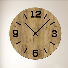 dřevo života Nástěnné hodiny CLASSIC Zvolte barvu dekoru: Dub zlatý, Zvolte velikost hodin (cm): 40x40
