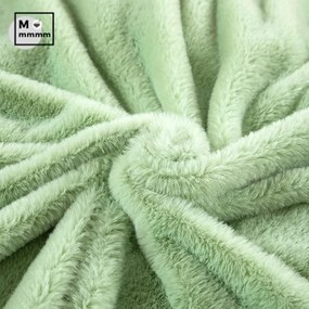 Plyšové elastické potahy na zadní polštáře pohovky a na malý polštářek Barva: zelená, Velikost: Potah na malý polštářek (45x45)