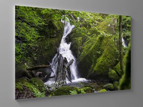 Liox Obraz lesní vodopád Rozměr: 150 x 100 cm