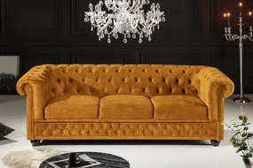 Chesterfield pohovka 3-místná MIDAS Dekorhome