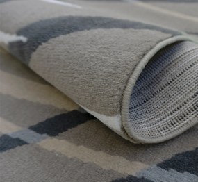 BE Koberec Lotus 9304 BEIGE - béžový šedý obdélníkový Rozměr: 50x80 cm
