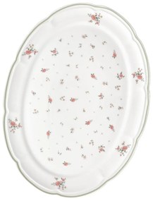 Bílý porcelánový tác Brandani Nonna Rosa